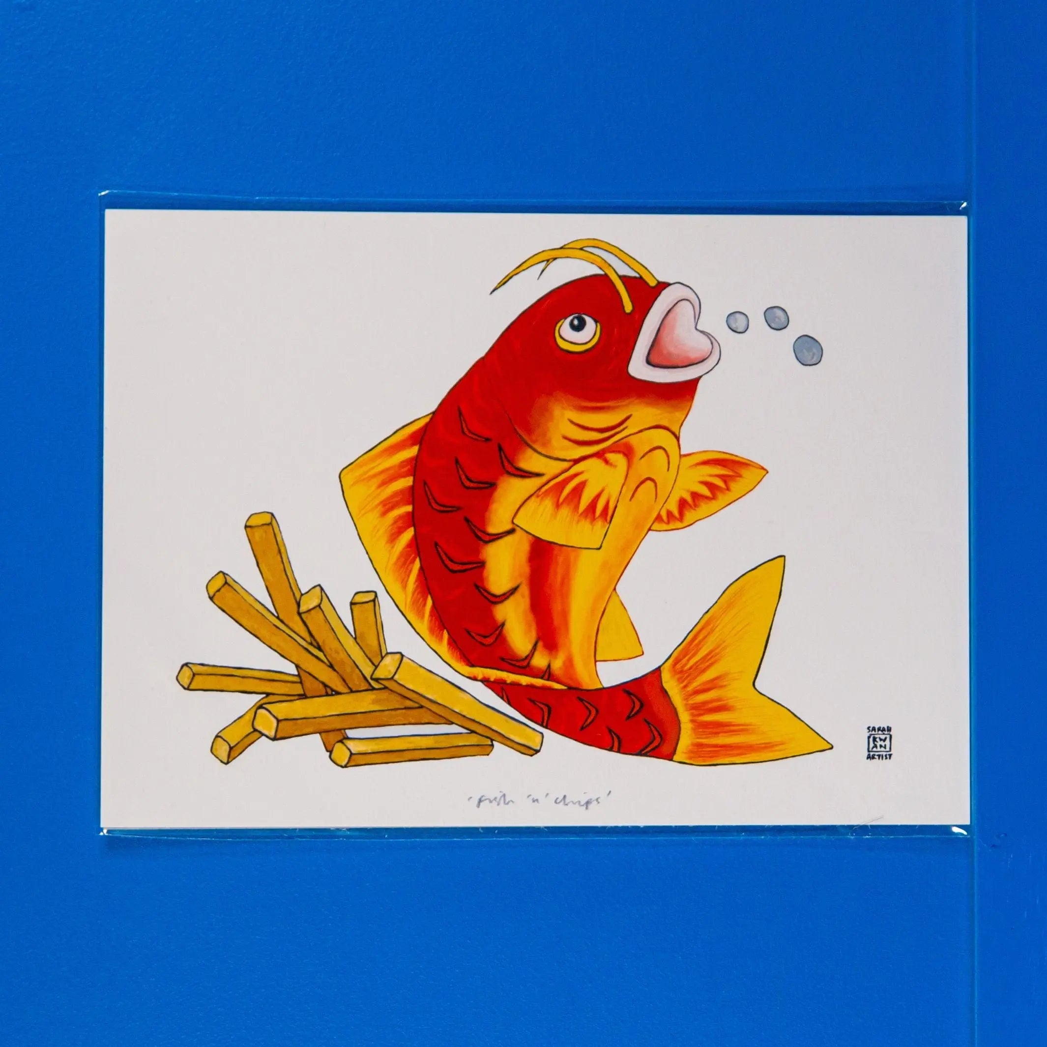 Sarah Kwan Print - Fish 'n' Chips – Migration Museum Shop