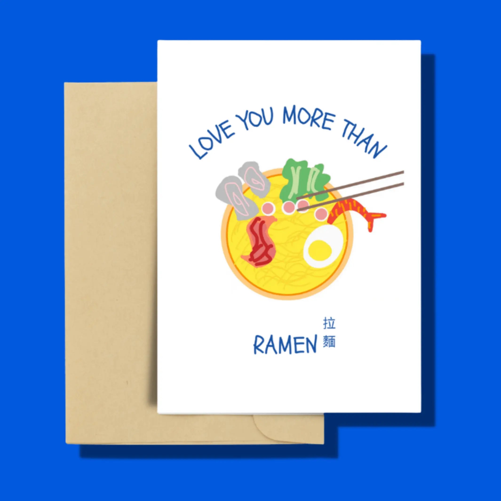 The Steam Room - Greeting Card - Love You More Than Ramen – Migration ...